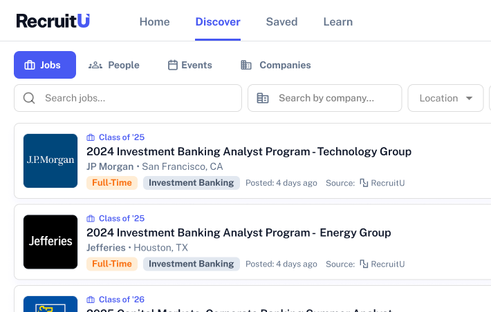 Do you have a job or internship?